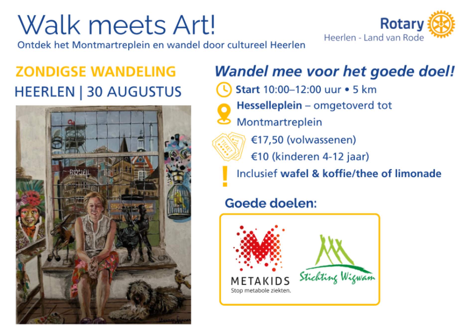 Walk meets Art! – Wandel mee voor het goede doel - 30 Aug 2026 vanaf 10 ...